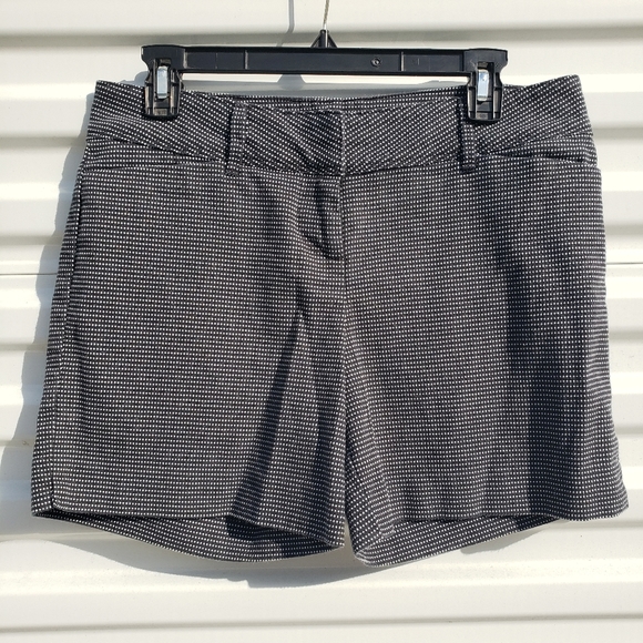 The Limited | Shorts | The Limited Flat Front Tiny Polka Dot Shorts ...
